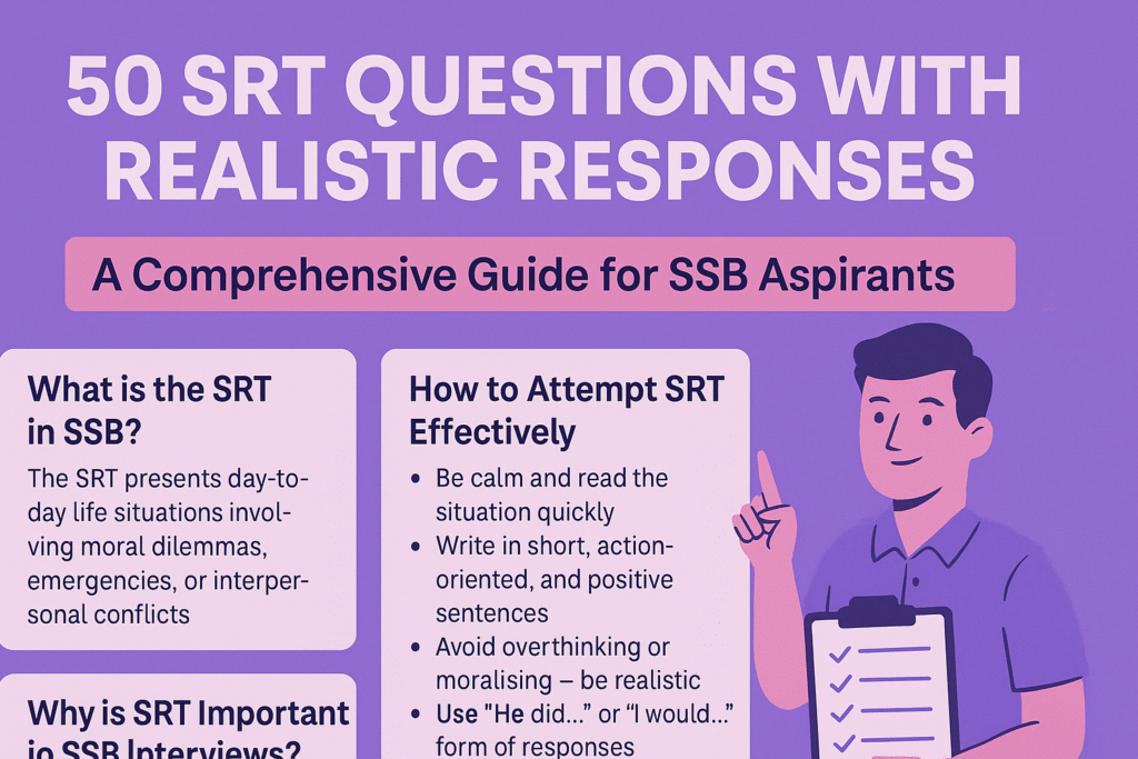 50 SRT QUESTIONS WITH REALISTIC RESPONSES