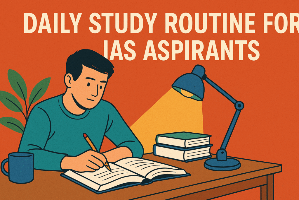 DAILY STUDY ROUTINE FOR IAS ASPIRANTS-WHAT WORKS BEST