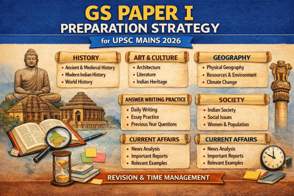 GS PAPER I PREPARATION STRATEGY FOR UPSC MAINS 2026
